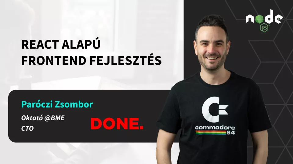 React alapú frontend fejlesztés | online képzés és tanfolyam - CUBIX